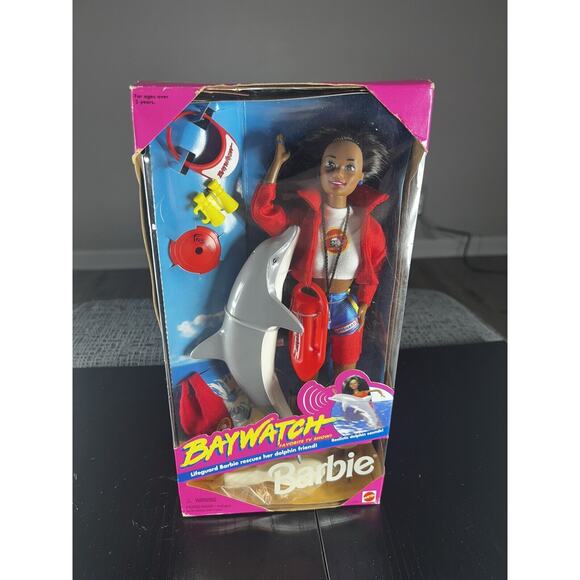 Barbie | Toys | Vtg 994 Barbie Baywatch Lifeguard African American Doll ...